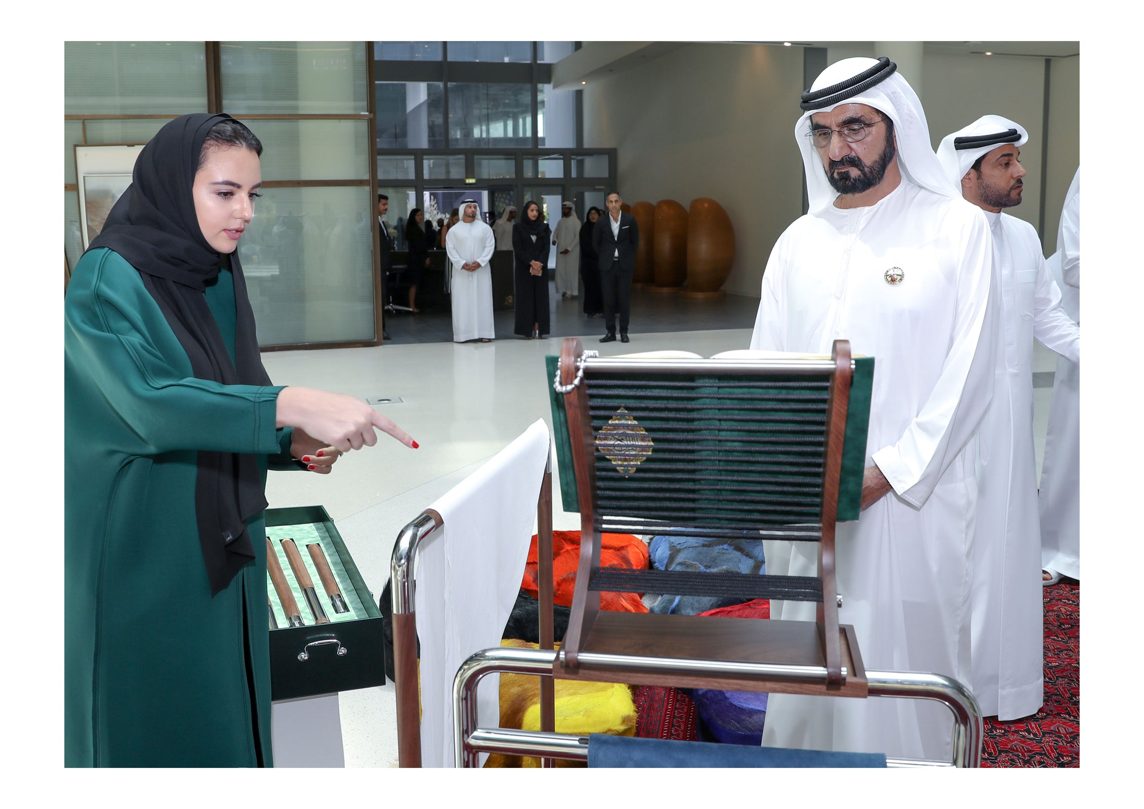 With his highness sheikh Mohammed bin Rashid Al Maktoum – AYA The Art ...