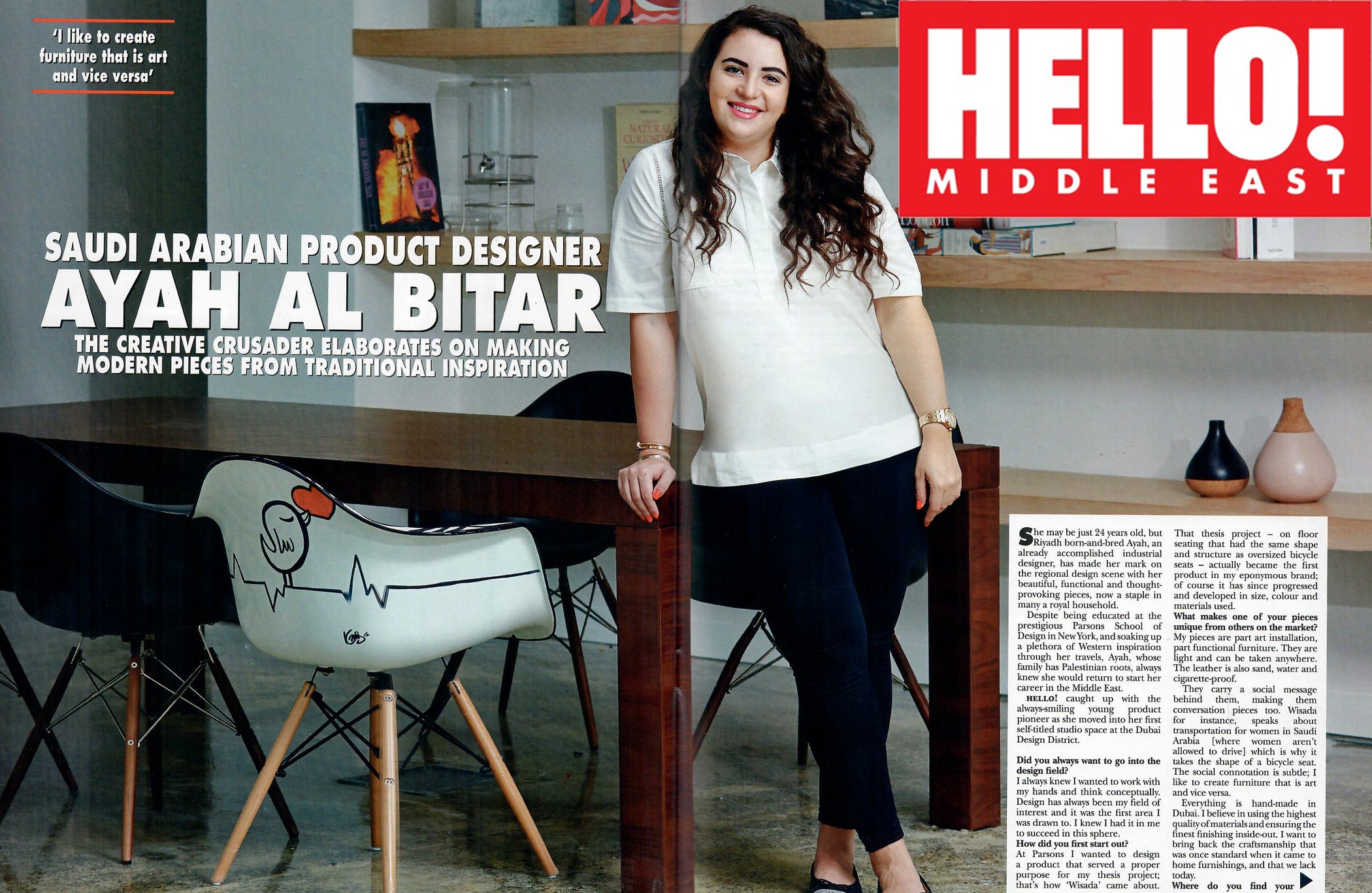 Hello Magazine – AYA The Art of Living